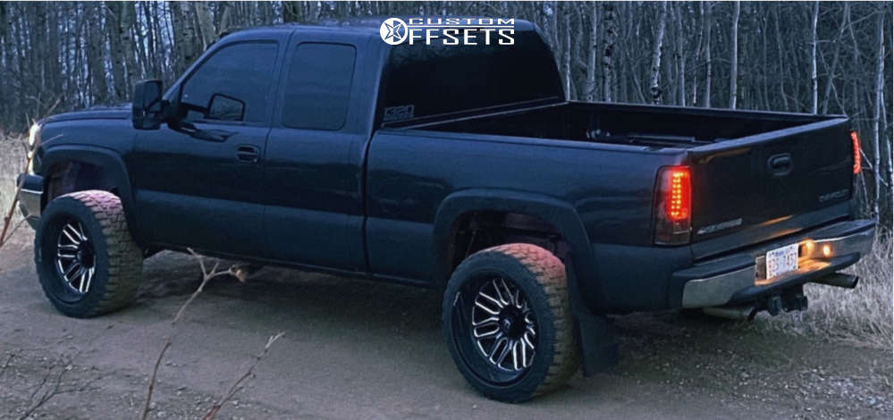 2005 Chevrolet Silverado 1500 with 22x12 -43 Fuel Ignite and 33/12.5R22 ...