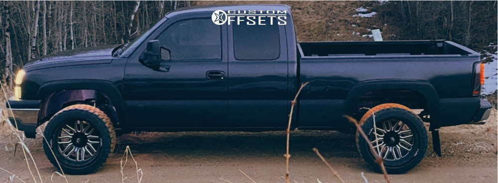 2005 Chevrolet Silverado 1500 with 22x12 -43 Fuel Ignite and 33/12.5R22 ...