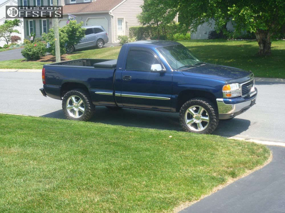 2001 GMC Sierra 1500 with 20x8.5 31 OE Performance 131 and 285/55R20 ...
