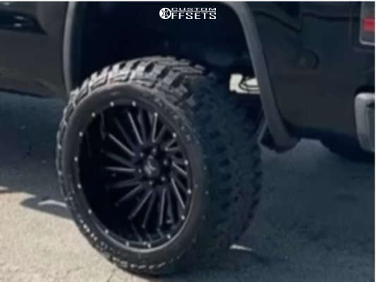 2014 GMC Sierra 1500 with 22x12 -44 Force Off-Road F38 and 35/12.5R22 ...