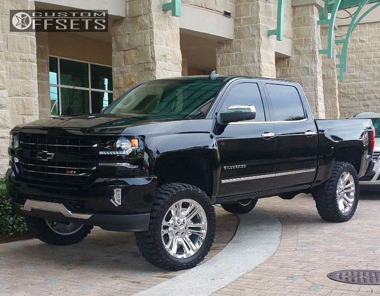 2016 Chevrolet Silverado 1500 with 22x9 31 OE Performance 132 and 35/12 ...
