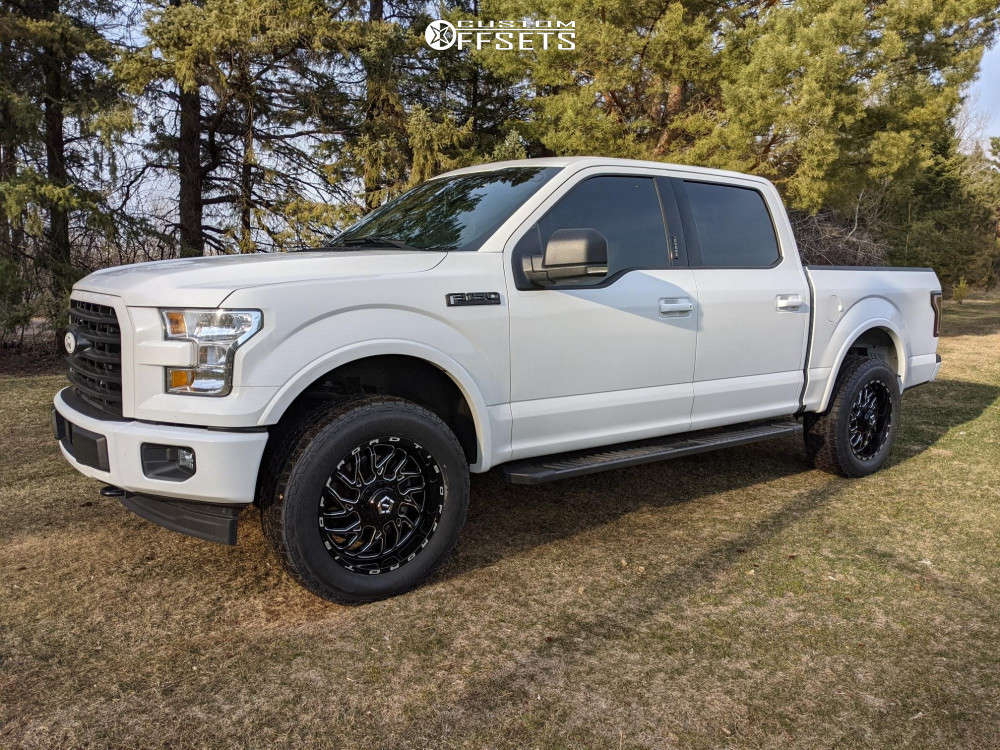 2017 Ford F-150 with 20x9 0 TIS 544BM and 275/60R20 Cooper Discoverer A ...