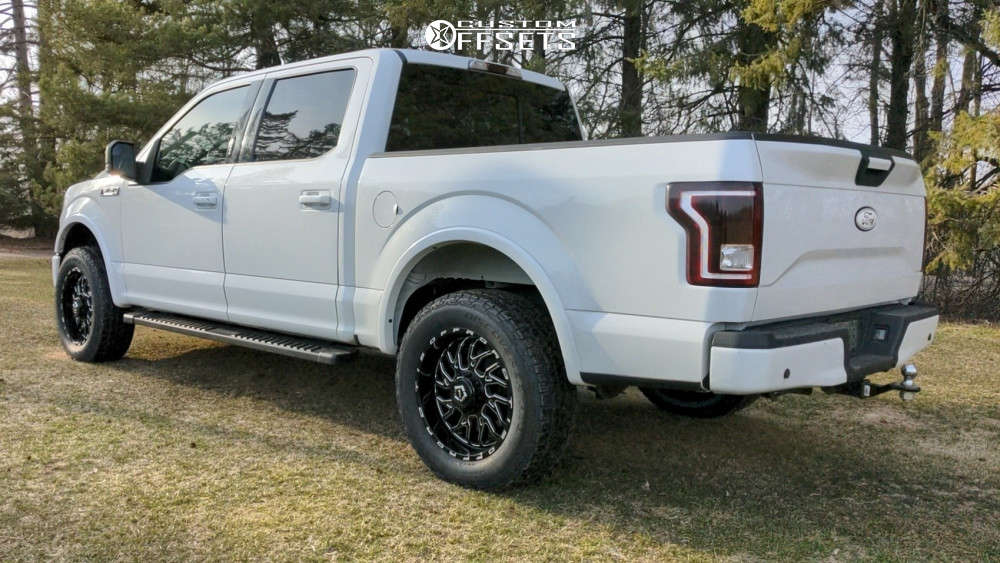 2017 Ford F-150 with 20x9 0 TIS 544BM and 275/60R20 Cooper Discoverer A ...