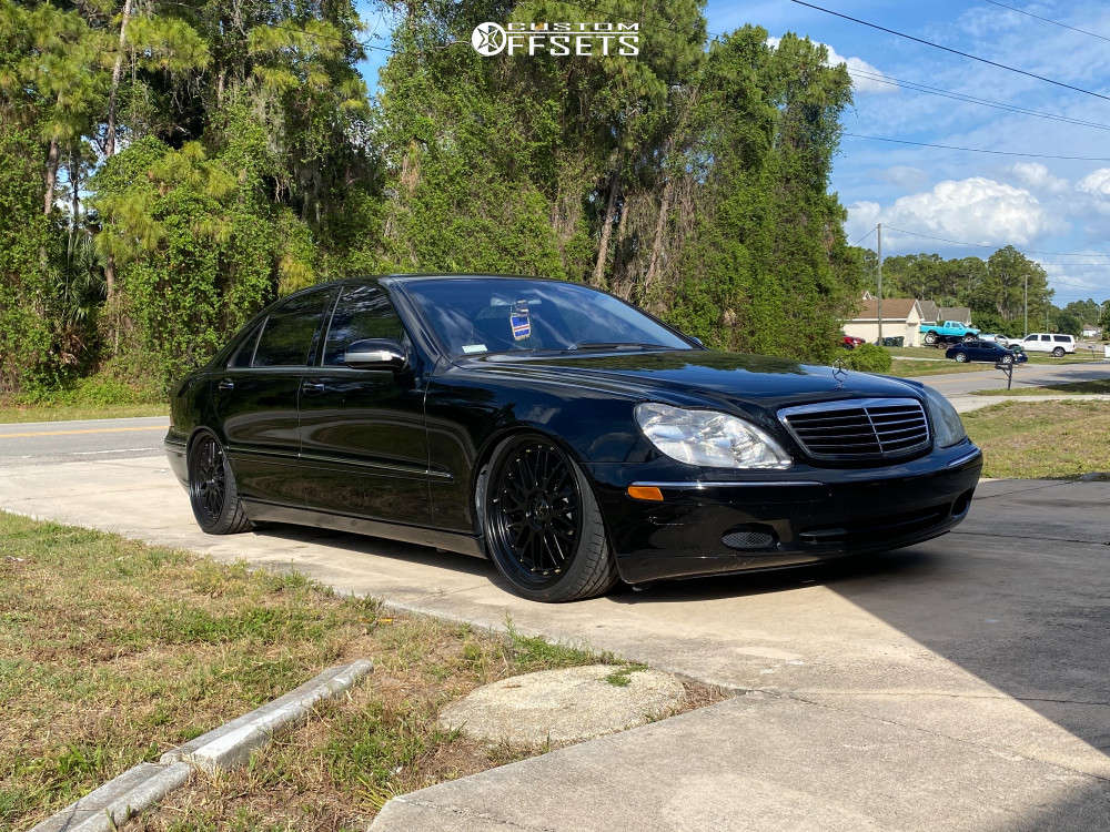 2002 Mercedes-Benz S430 with 20x8.5 30 JNC JNC005 and 225/35R20 ...