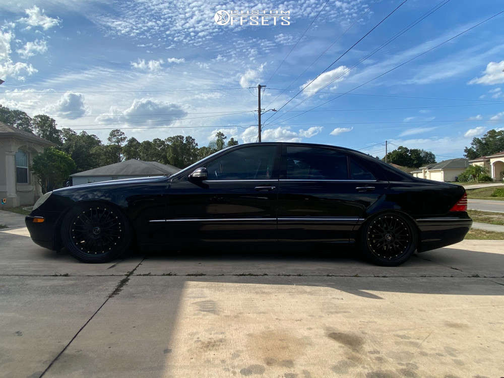 2002 Mercedes-Benz S430 with 20x8.5 30 JNC JNC005 and 225/35R20 ...