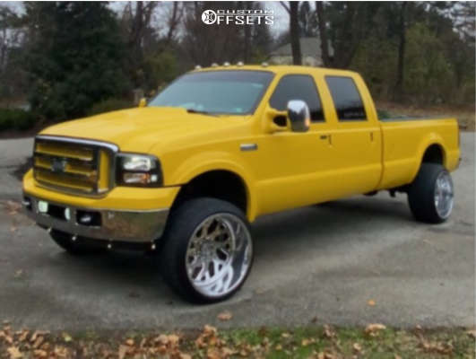 2006 Ford F-350 Super Duty with 24x14 -76 American Force D07 Camber SS ...