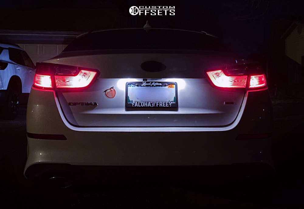 2015 Kia Optima with 17x8.5 40 Voxx Orso and 205/50R17 Toyo Tires ...