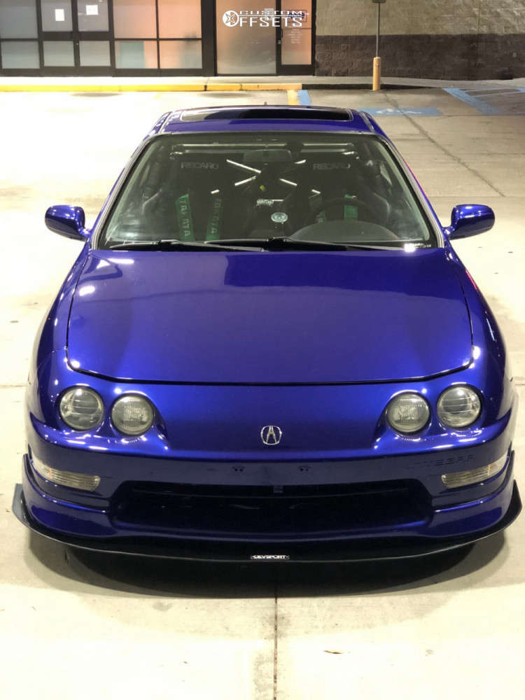 1999 Acura Integra with 15x8 28 Enkei Rpf1 and 205/50R15 Federal 595 Rs ...