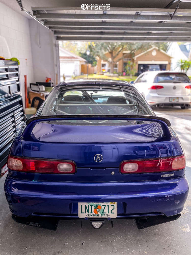 1999 Acura Integra with 15x8 28 Enkei Rpf1 and 205/50R15 Federal 595 Rs ...