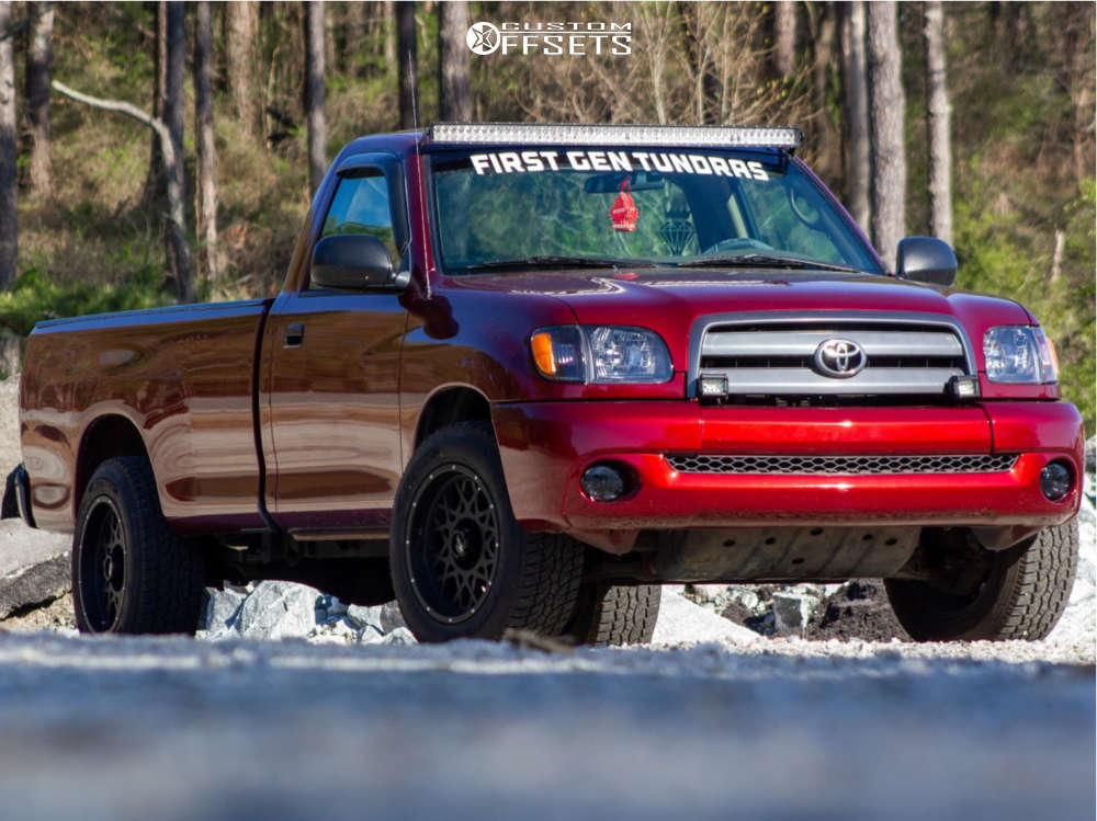 2003 Toyota Tundra with 18x9 -12 Vision Rocker and 265/60R18 Atturo ...