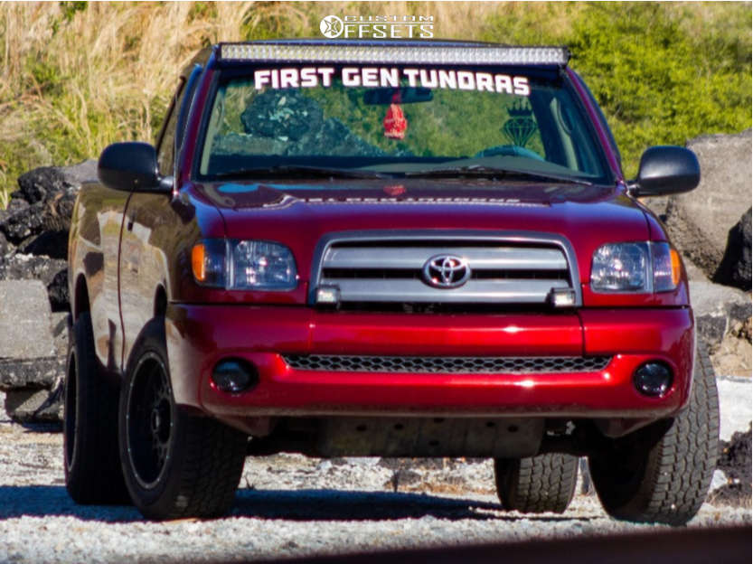 2003 Toyota Tundra with 18x9 -12 Vision Rocker and 265/60R18 Atturo ...