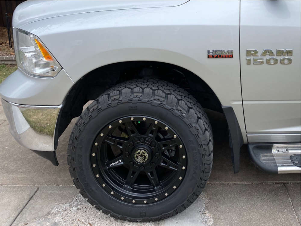 2014 Ram 1500 with 20x10 -18 Anthem Off-Road Rogue and 33/12.5R20 ...