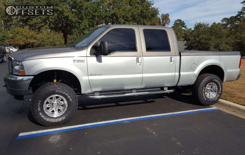 2001 Ford F-250 Super Duty with 16x10 -25 Raceline Renegade 8 and 315 ...