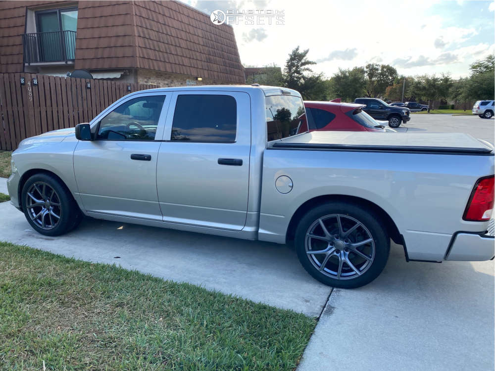 2017 Ram 1500 with 22x10 18 Wheel Replicas V1188 and 305/40R22 Atturo ...