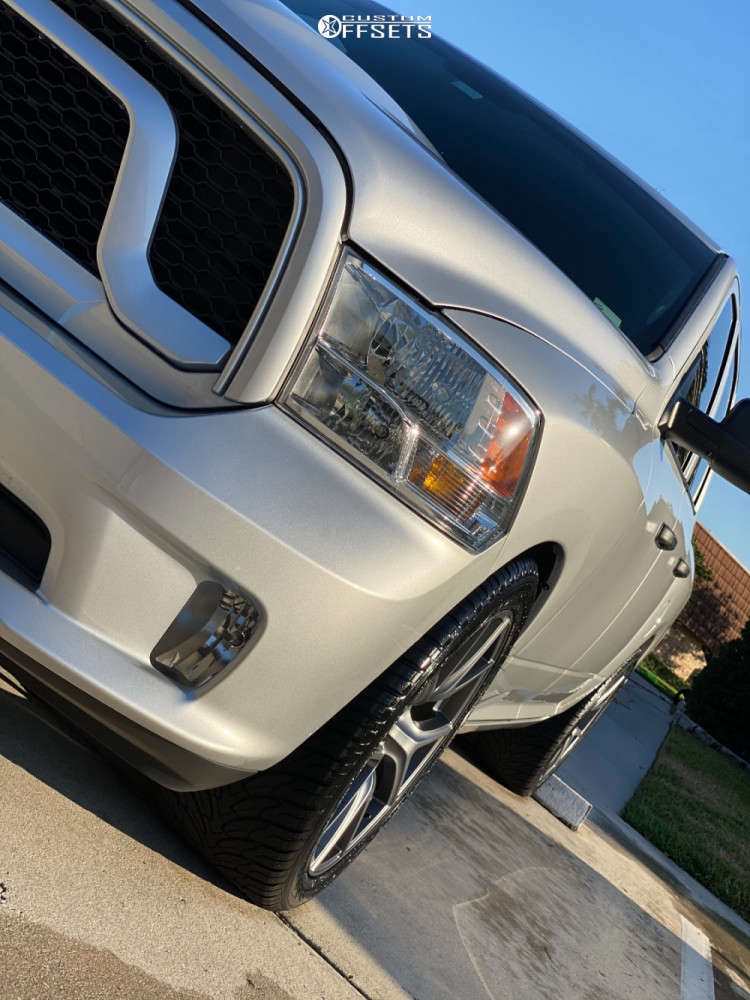 2017 Ram 1500 with 22x10 18 Wheel Replicas V1188 and 305/40R22 Atturo ...