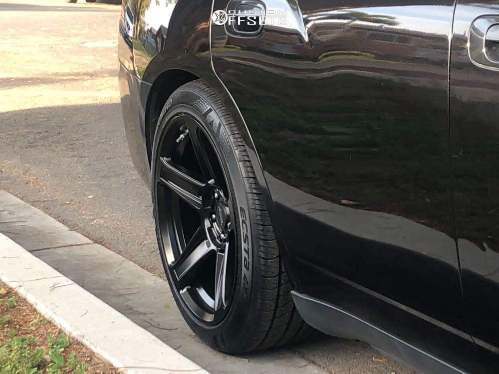 2008 Dodge Charger with 20x9.5 15 American Racing Hellion and 245/45R20 ...