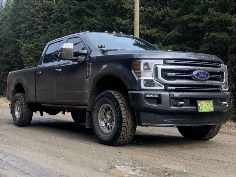 2020 Ford F-350 Super Duty with 17x9 0 Method Double Standard and 35/12 ...
