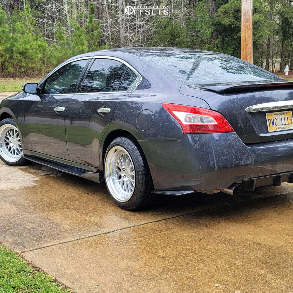 2010 Nissan Maxima with 18x10.5 22 ESR SR01 and 275/35R18 Toyo Tires ...