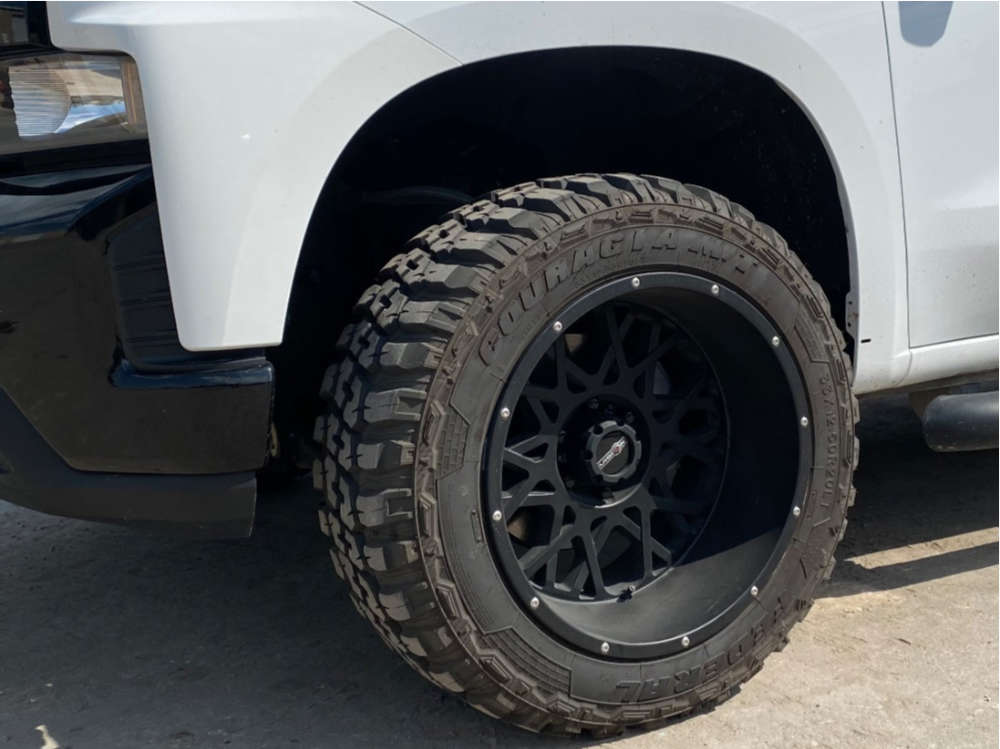 2019 Chevrolet Silverado 1500 with 20x12 -51 Vision Rocker and 33/12 ...
