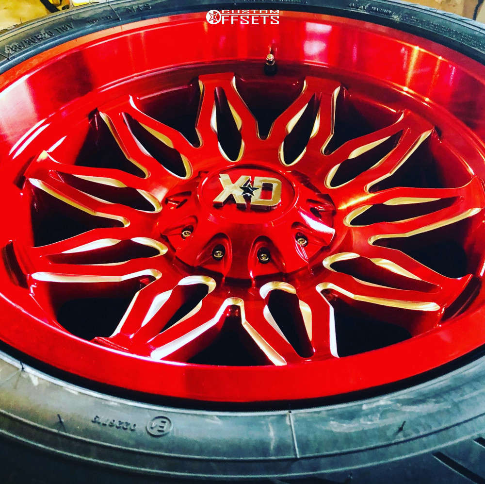 2017 Ram 1500 with 20x10 -18 XD Xd859 and 285/50R20 Toyo Tires Proxes ...