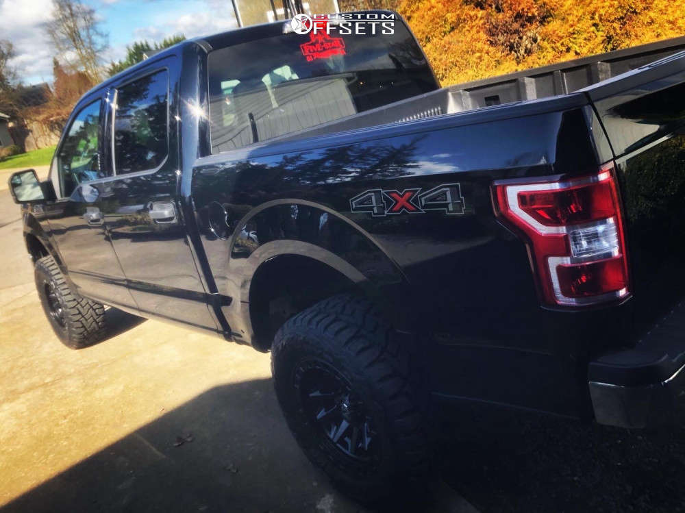 2018 Ford F-150 with 18x9 1 Fuel Covert and 33/12.5R18 Toyo Tires Open ...