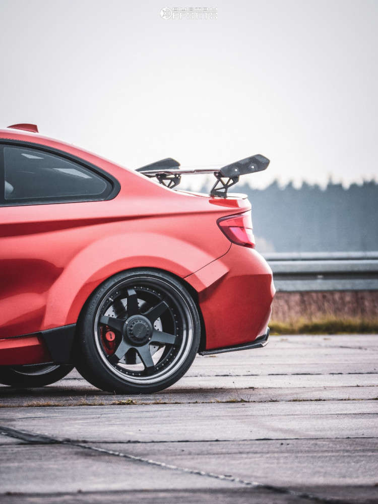 2014 BMW 228i with 20x10 19 Rotiform Forged Six and 255/30R20 ...