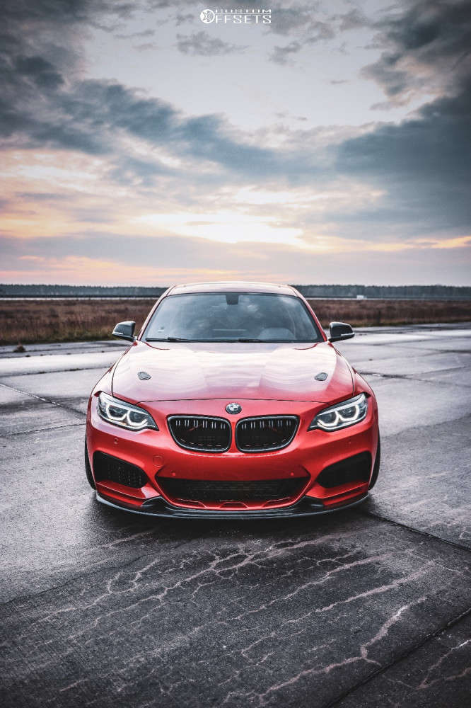 2014 BMW 228i with 20x10 19 Rotiform Forged Six and 255/30R20 ...