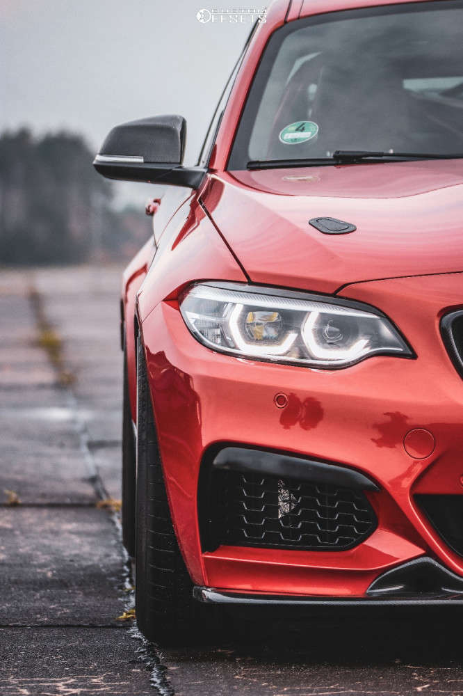 2014 BMW 228i with 20x10 19 Rotiform Forged Six and 255/30R20 ...