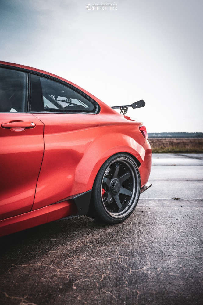 2014 BMW 228i with 20x10 19 Rotiform Forged Six and 255/30R20 ...