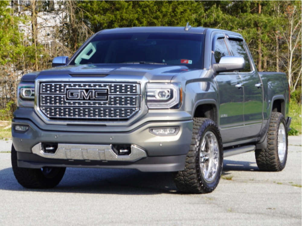 2017 GMC Sierra 1500 with 20x10 -25 Weld Racing Cheyenne and 33/12.5R20 ...