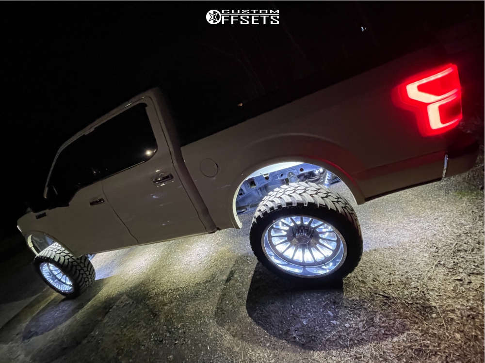 2020 Ford F-150 with 24x12 -51 JTX Forged Silencer and 35/13.5R24 AMP ...