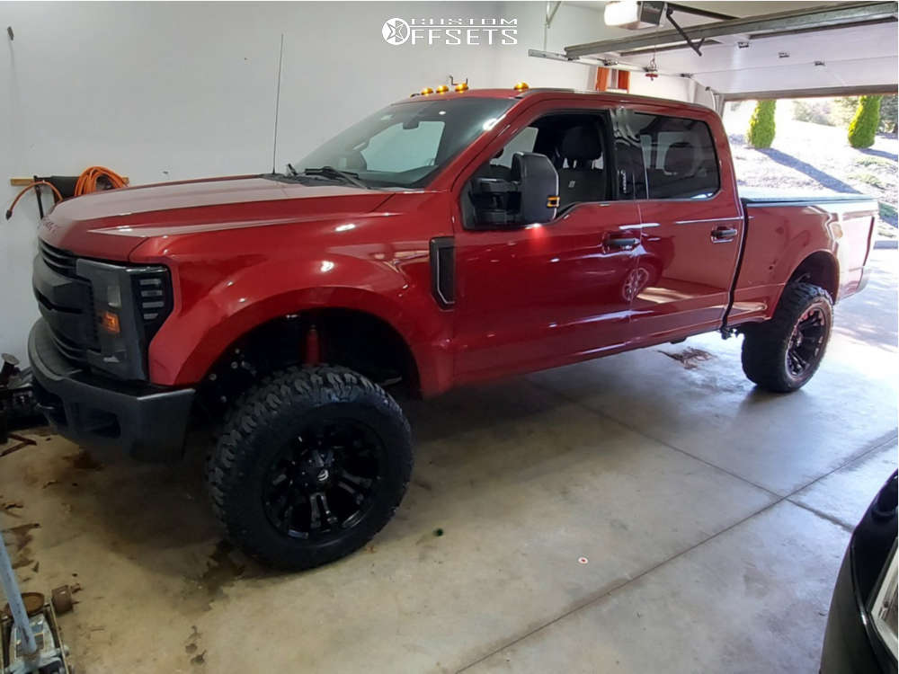 2017 Ford F-350 Super Duty with 20x10 -18 Fuel Vapor and 35/12.5R20 ...