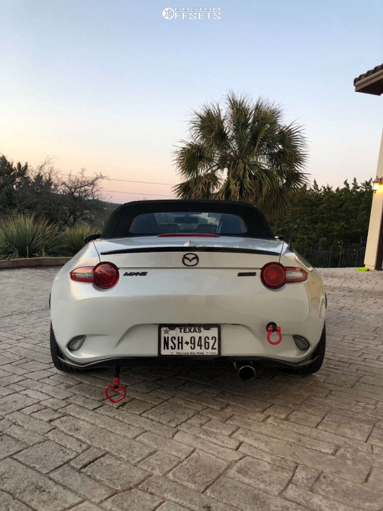 2016 Mazda MX-5 Miata with 17x7 35 BBS Ch and 215/45R17 Michelin Pilot ...