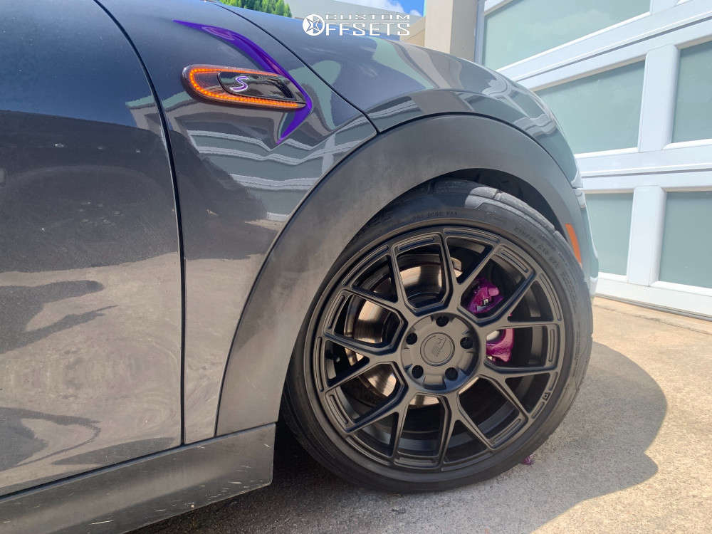 2016 Mini Cooper with 17x8 45 Motegi Mr147 and 215/45R17 Achilles 123s ...