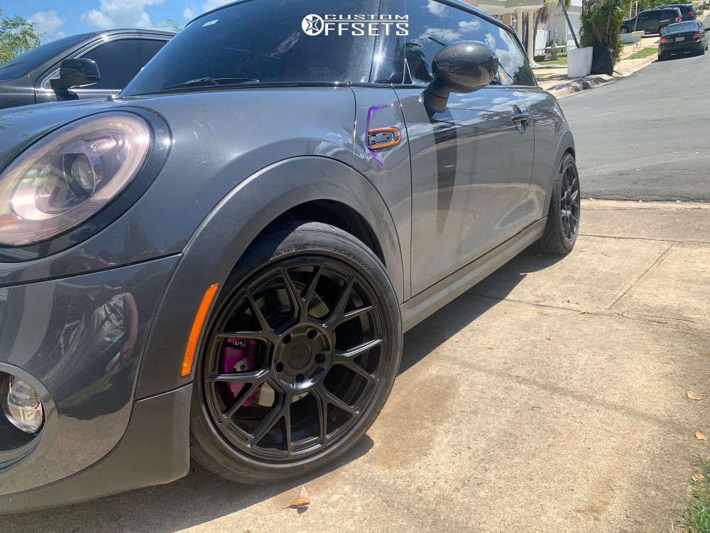 2016 Mini Cooper with 17x8 45 Motegi Mr147 and 215/45R17 Achilles 123s ...