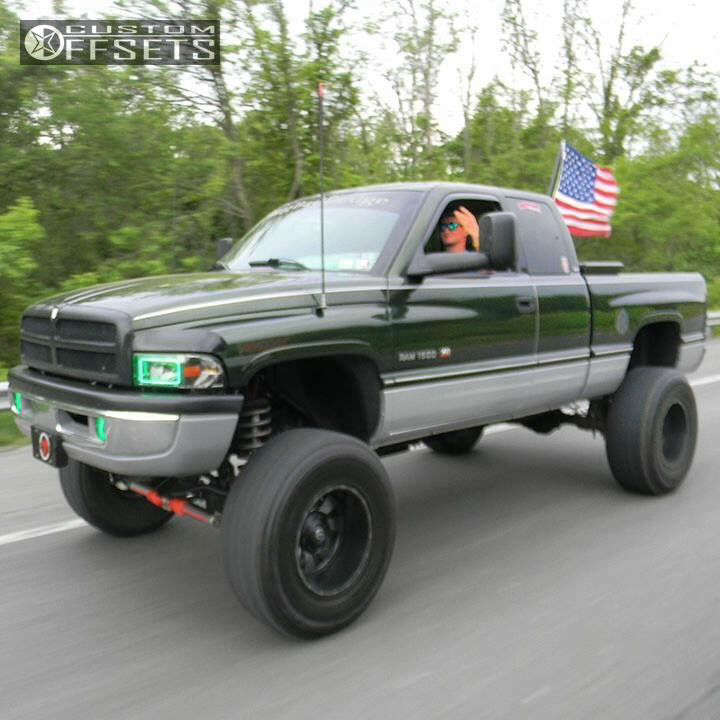 1997 Dodge Ram 1500 with 18x12 -44 Fuel Maverick and 37/13.5R18 Toyo ...