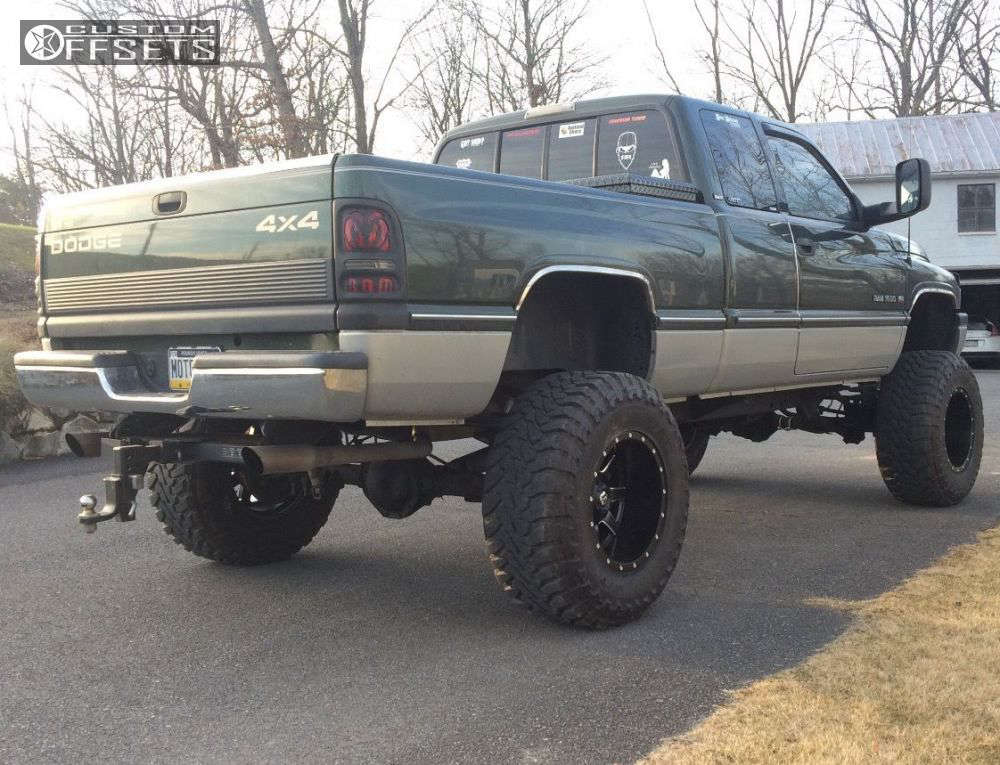 1997 Dodge Ram 1500 with 18x12 -44 Fuel Maverick and 37/13.5R18 Toyo ...