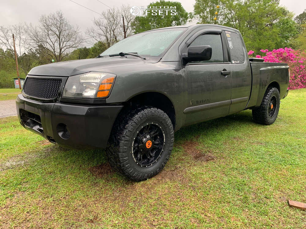2006 Nissan Titan with 18x9 -11.3 Anthem Off-Road Aviator and 33/12 ...