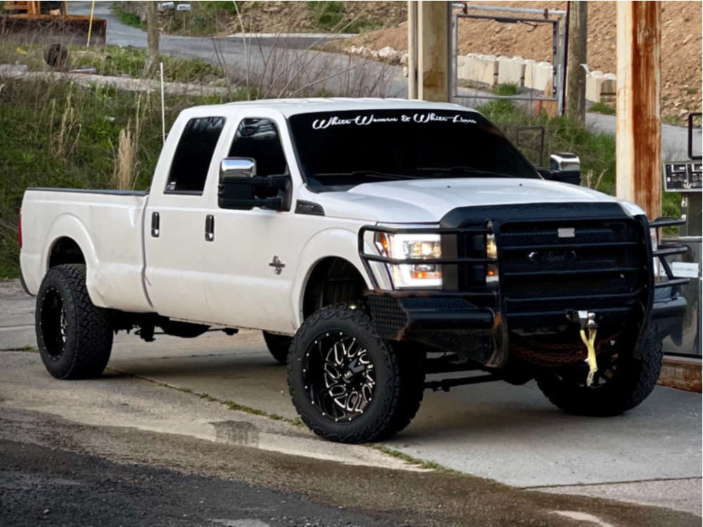 2015 Ford F-250 Super Duty with 20x12 -51 Hardrock Destroyer and 35/12 ...