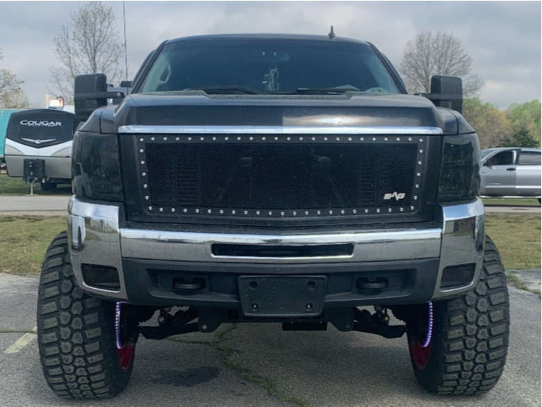 2008 Chevrolet Silverado 2500 HD with 24x14 -74 Fuel Runner and 37/13 ...