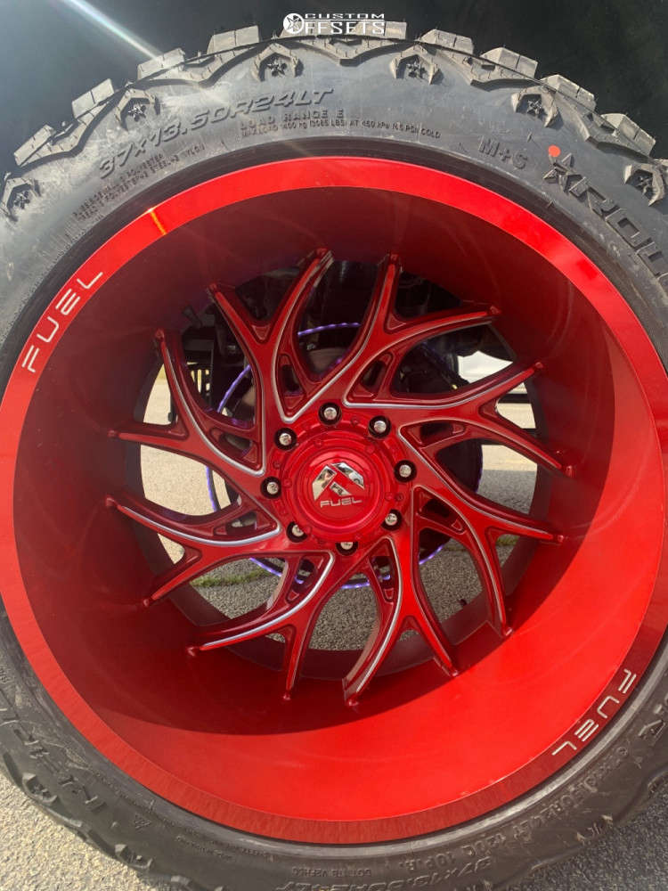 2008 Chevrolet Silverado 2500 HD with 24x14 -74 Fuel Runner and 37/13 ...