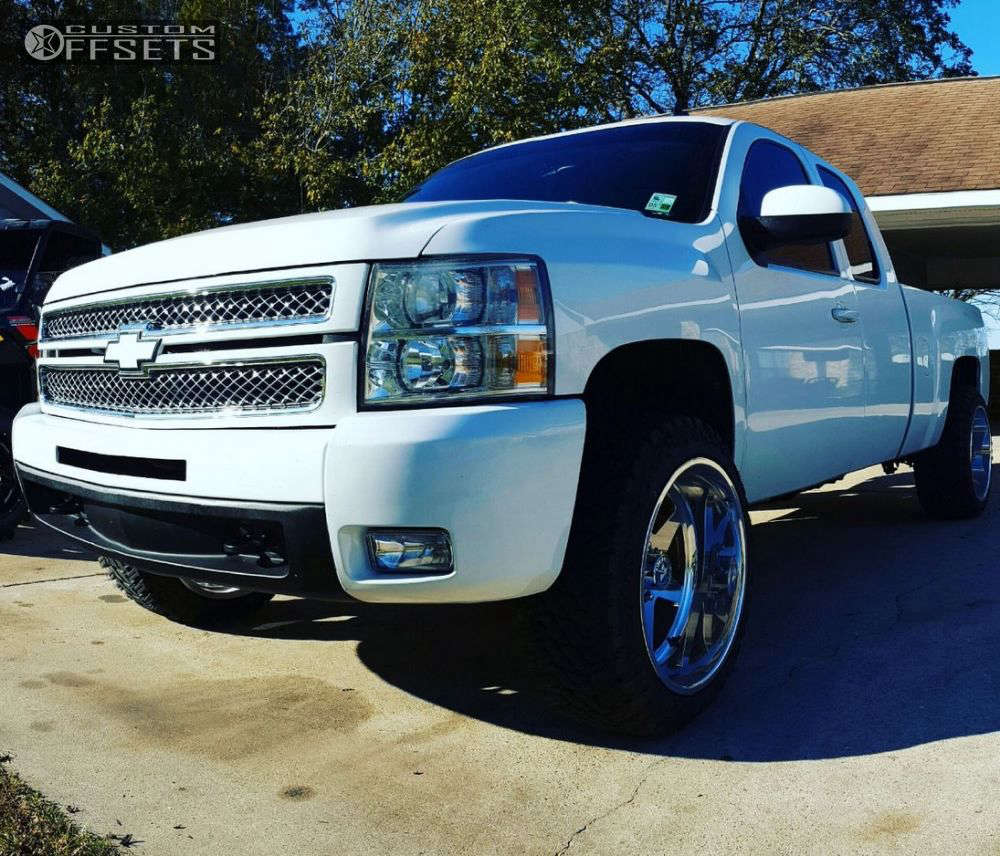 2009 Chevrolet Silverado 1500 with 22x12 -40 American Force ...