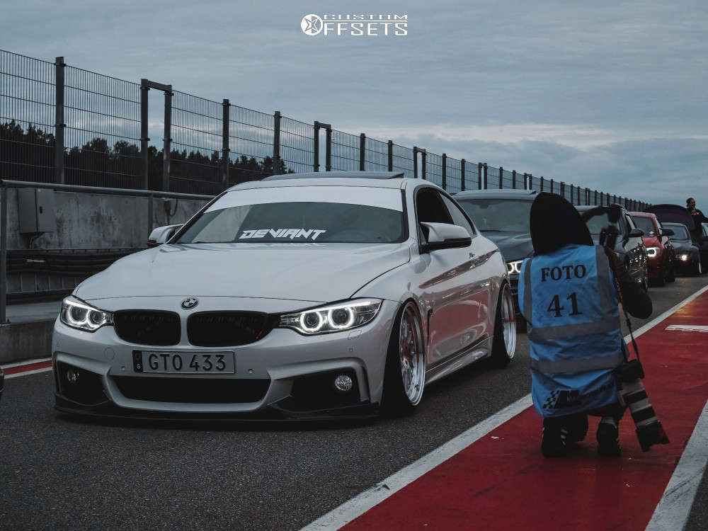 2015 BMW 428i with 19x9.5 20 Japan Racing Jr10 and 245/35R19 Nankang ...