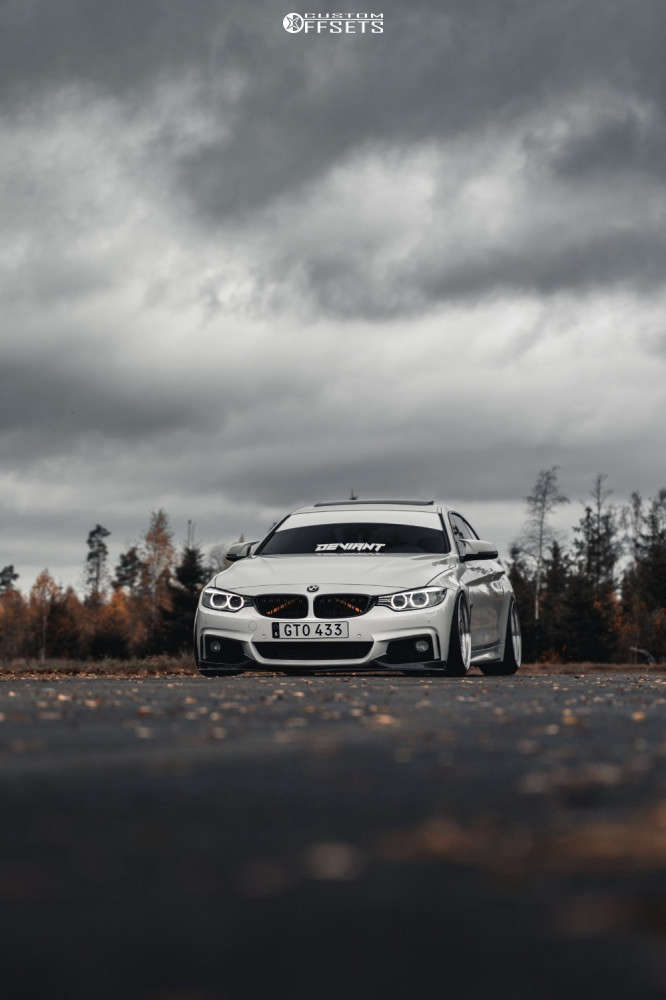 2015 BMW 428i with 19x9.5 20 Japan Racing Jr10 and 245/35R19 Nankang ...