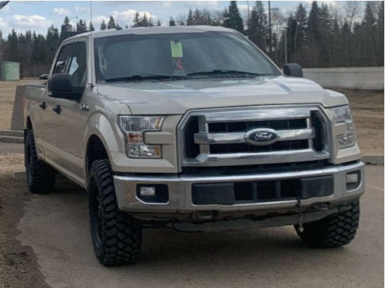 2017 Ford F-150 with 17x9 18 Mayhem Warrior and 33/12.5R17 Firestone ...