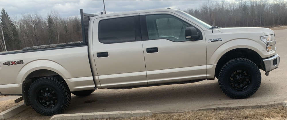 2017 Ford F-150 with 17x9 18 Mayhem Warrior and 33/12.5R17 Firestone ...