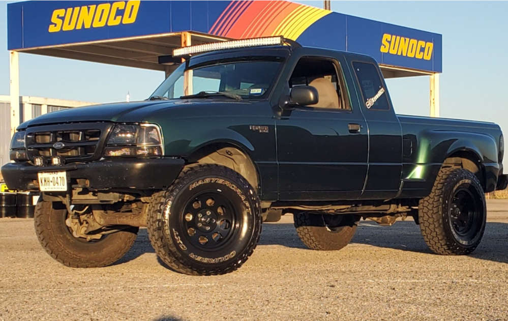 1999 Ford Ranger with 16x8 -12 Pro Comp 69 and 33/12.5R16 Mastercraft ...