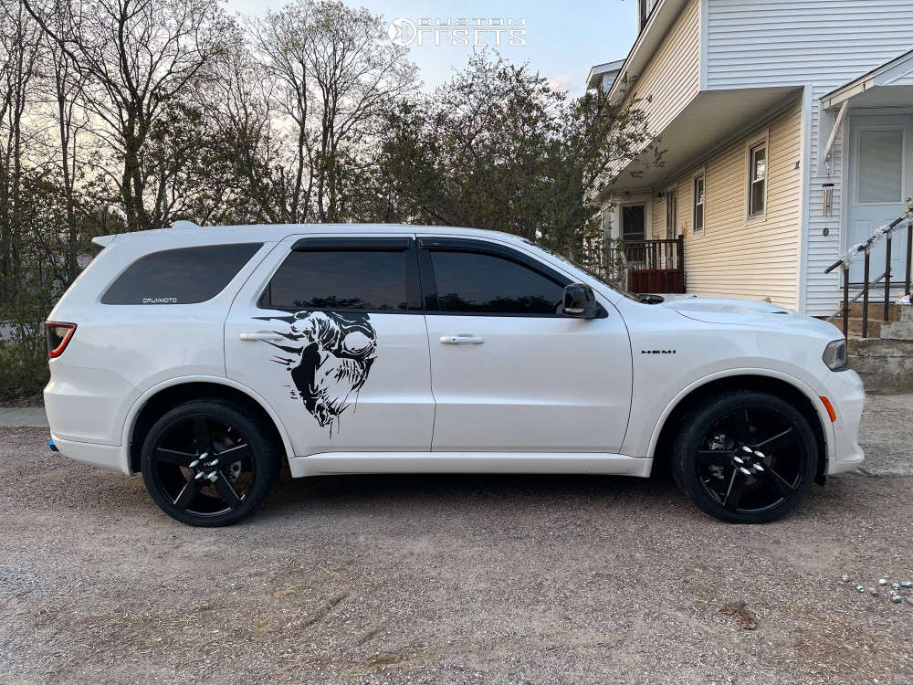 2021 Dodge Durango with 22x10.5 18 Niche Milan and 35/10.5R22 Toyo ...