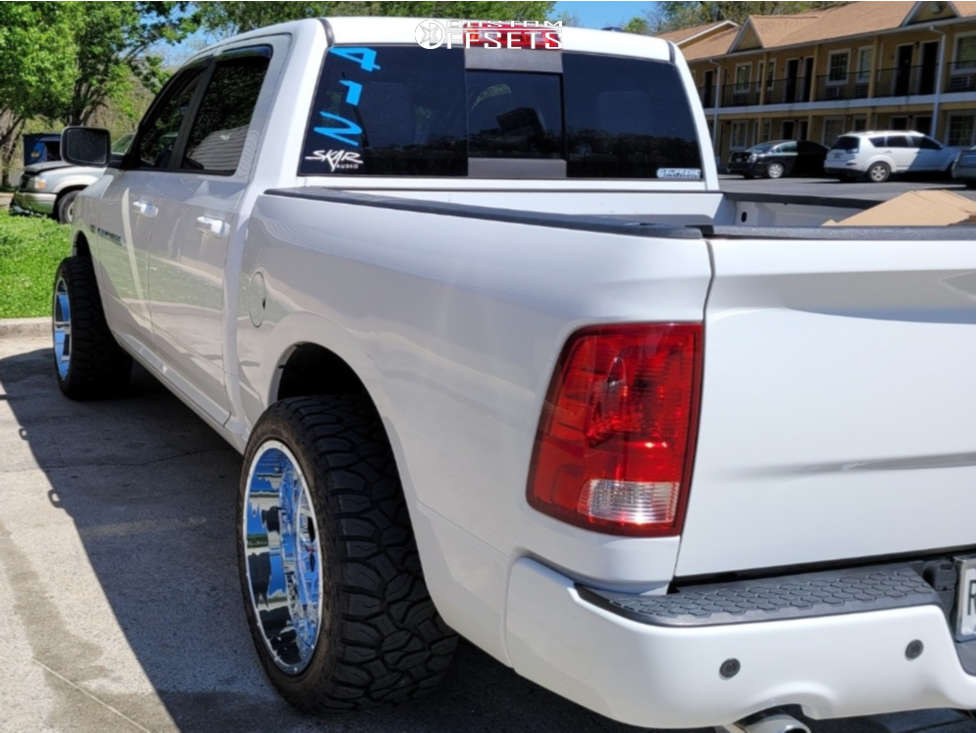 2011 Ram 1500 with 22x12 -51 Vision Rocker 412 and 33/12.5R22 Cooper ...