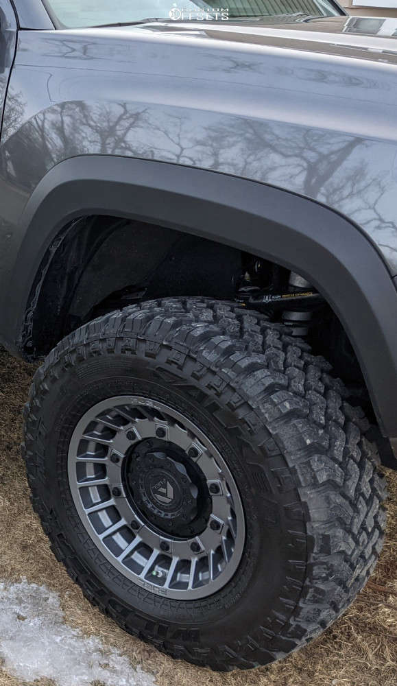 2020 Toyota Tacoma with 17x9 -12 Fuel Militia and 285/70R17 Falken ...